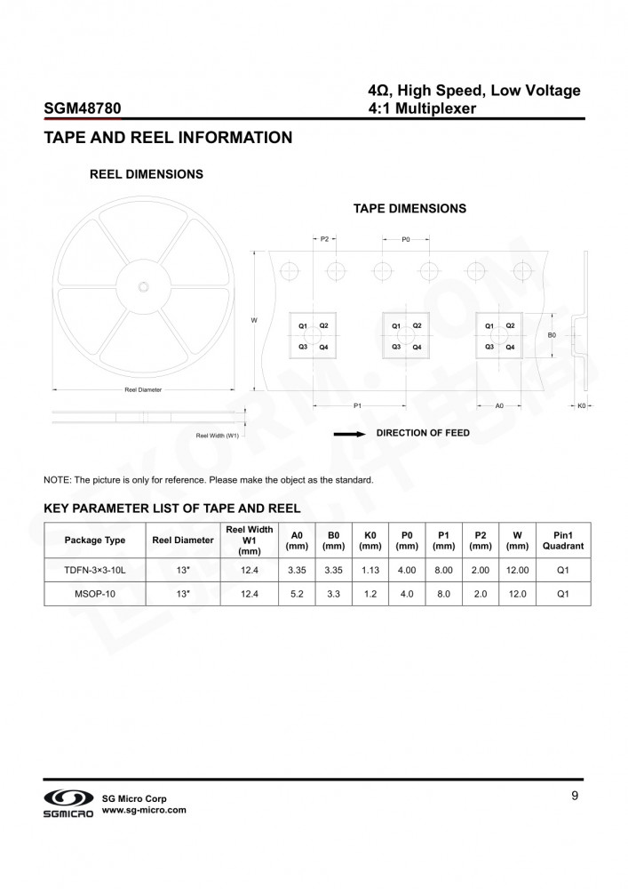 SGM48780 datasheet page 9