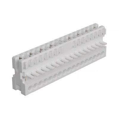 Appli-Mate RAST 2.5 IDT Connector, 5.00mm Pitch, Direct/Indirect, Female, Beaded Terminal, 9 Circuits, Position Keys I and J Removed, Open Endwalls, Polarizing Rib Between 8/9 for sale
