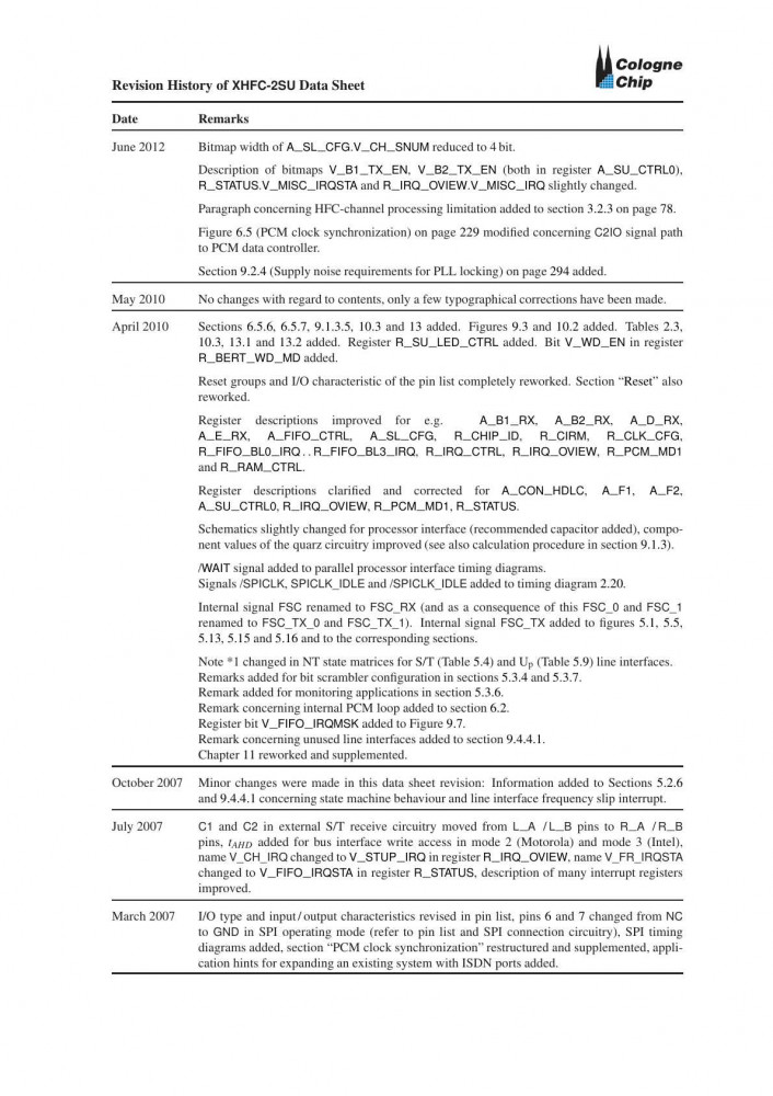 XHFC-2SU datasheet page image 3