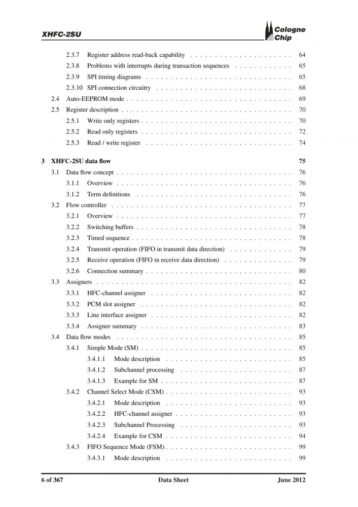 XHFC-2SU datasheet page image 6