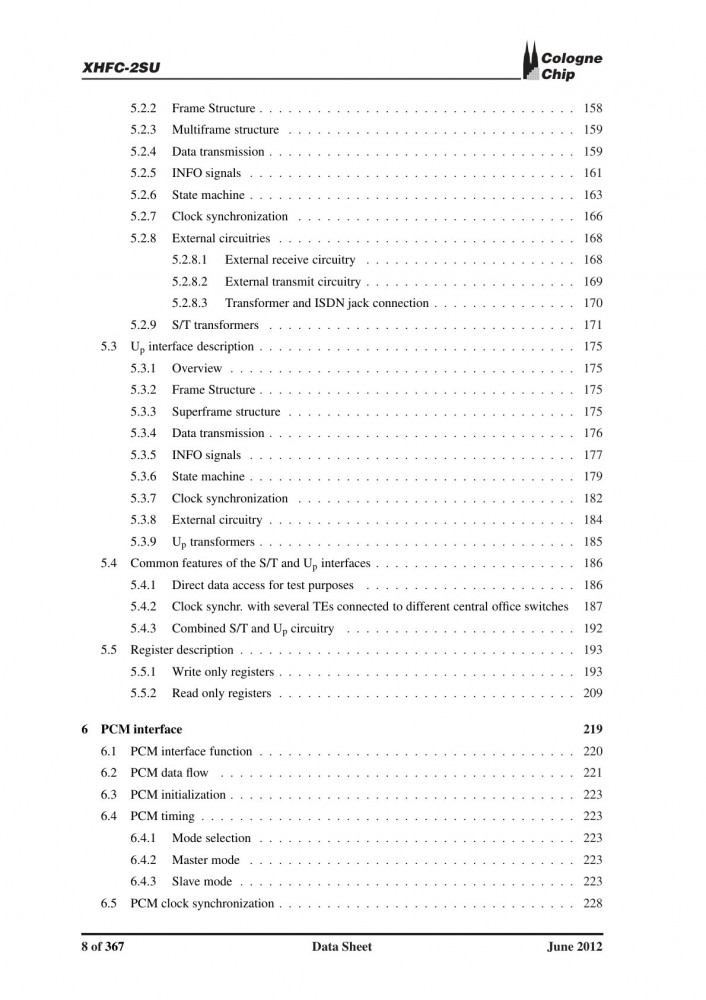 XHFC-2SU datasheet page image 8