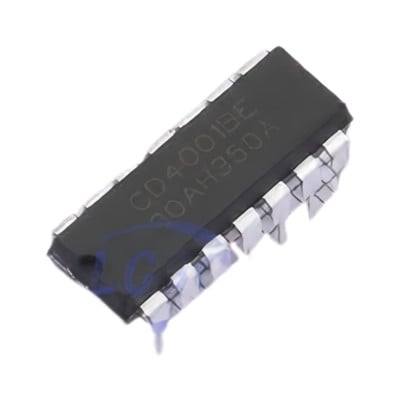 lingxingic CD4001BM(LX) Quad 2-Input NOR Gate Chip for Gates and Inverters