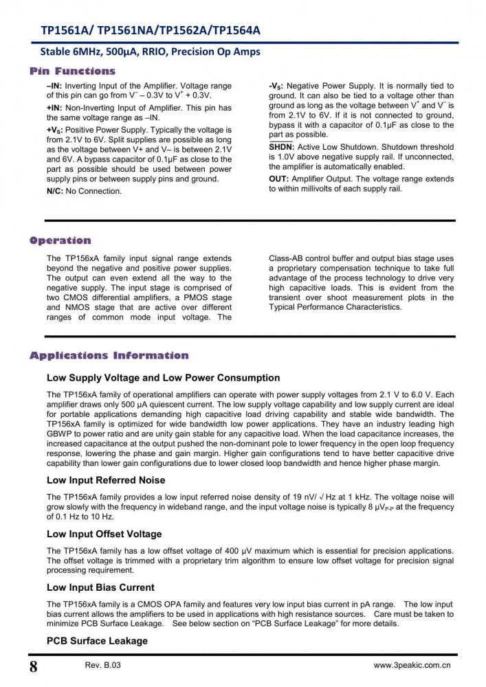 TP1562A-SR datasheet page 8