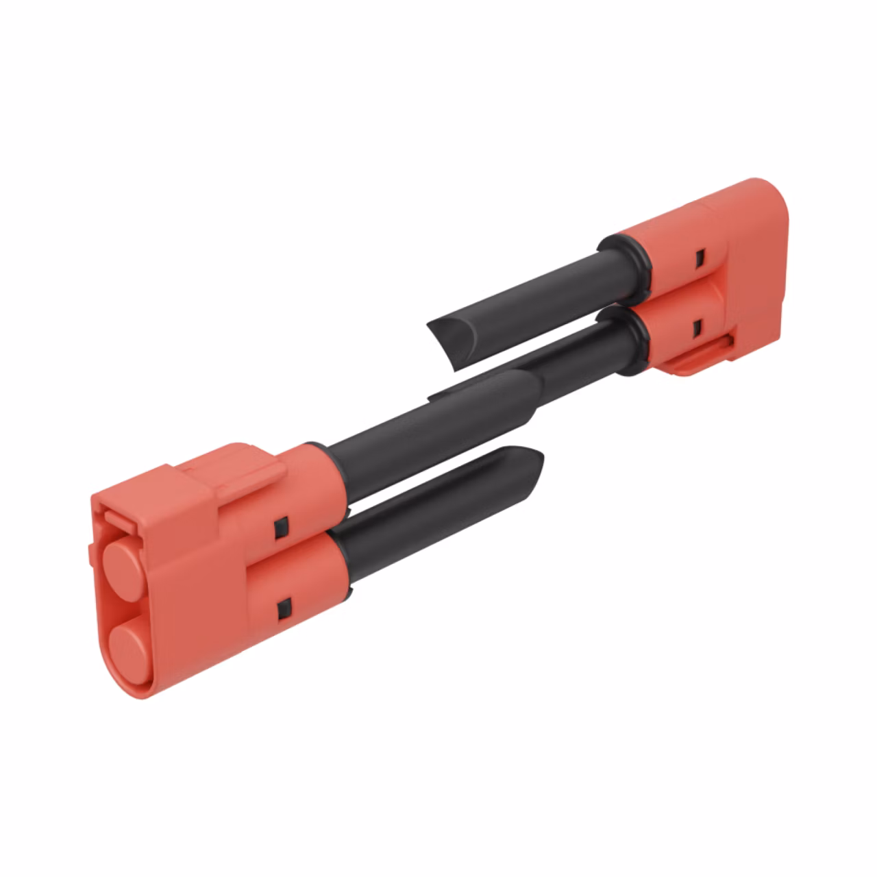 PowerWize-to-PowerWize Off-the-Shelf (OTS) Cable Assembly, Female, Single Row, 1000.00mm Length, 2 AWG, 2 Circuits, Red for sale