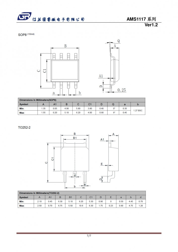 AMS1117 datasheet page 7