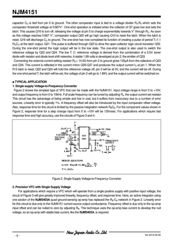 NJM4151 datasheet page 5