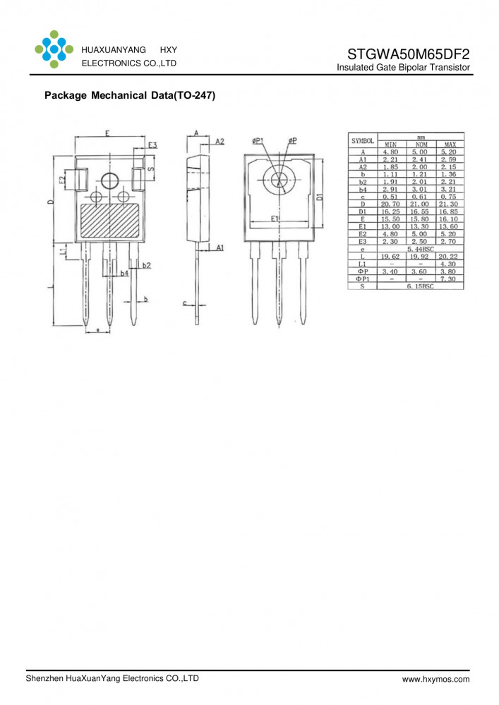 STGWA50M65DF2-HXY datasheet page 6