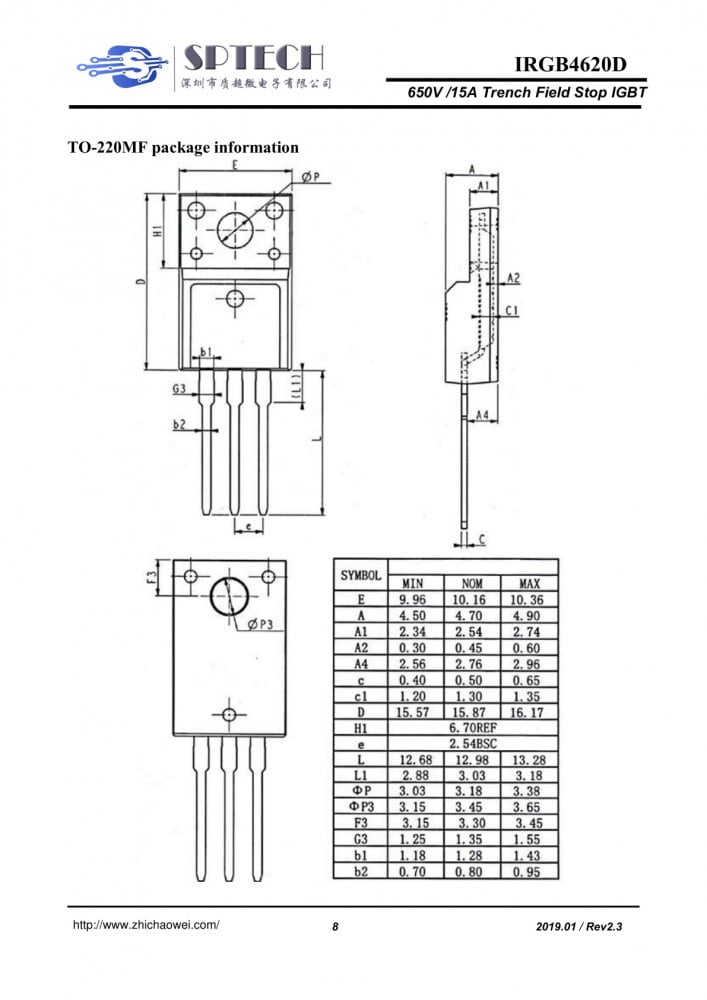 IRGB4620D datasheet page 8