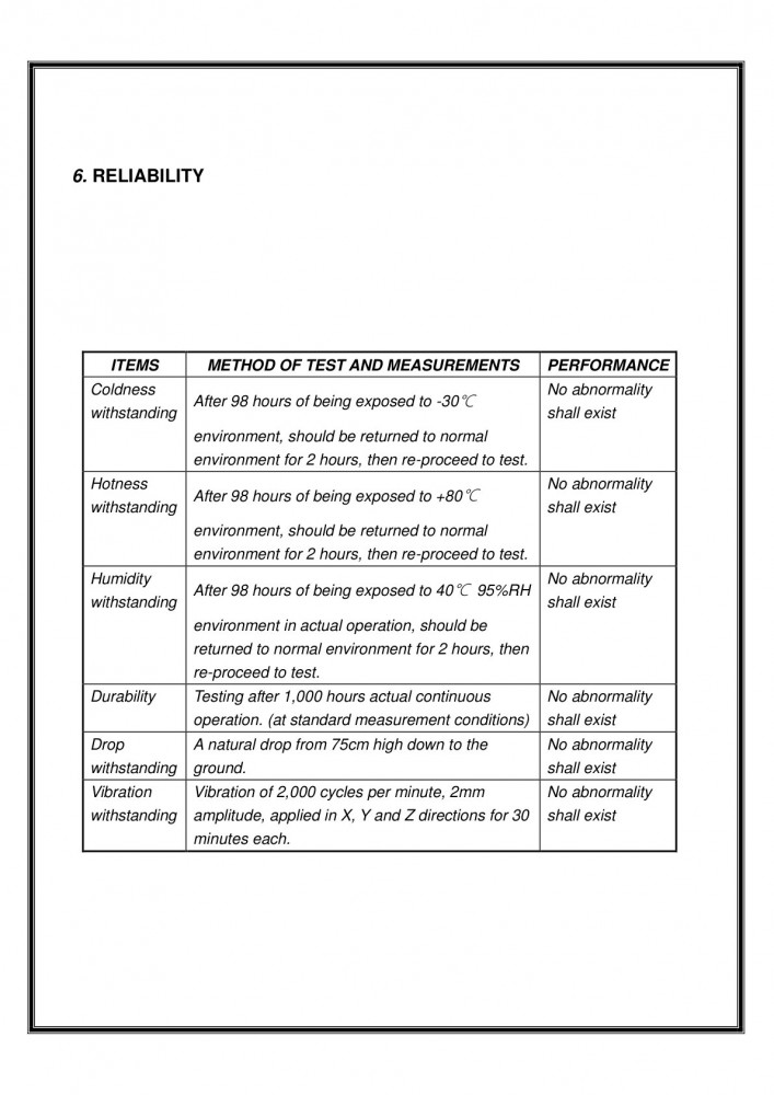 HYG-9025A specification page 5
