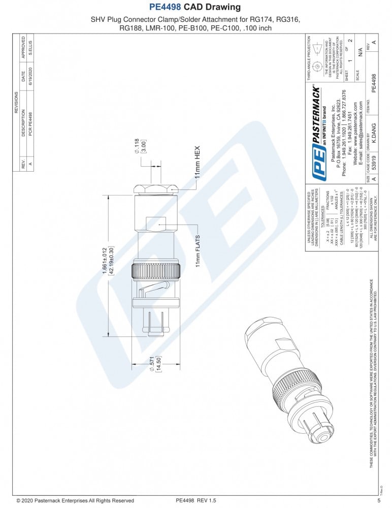 PE4498 datasheet page 5