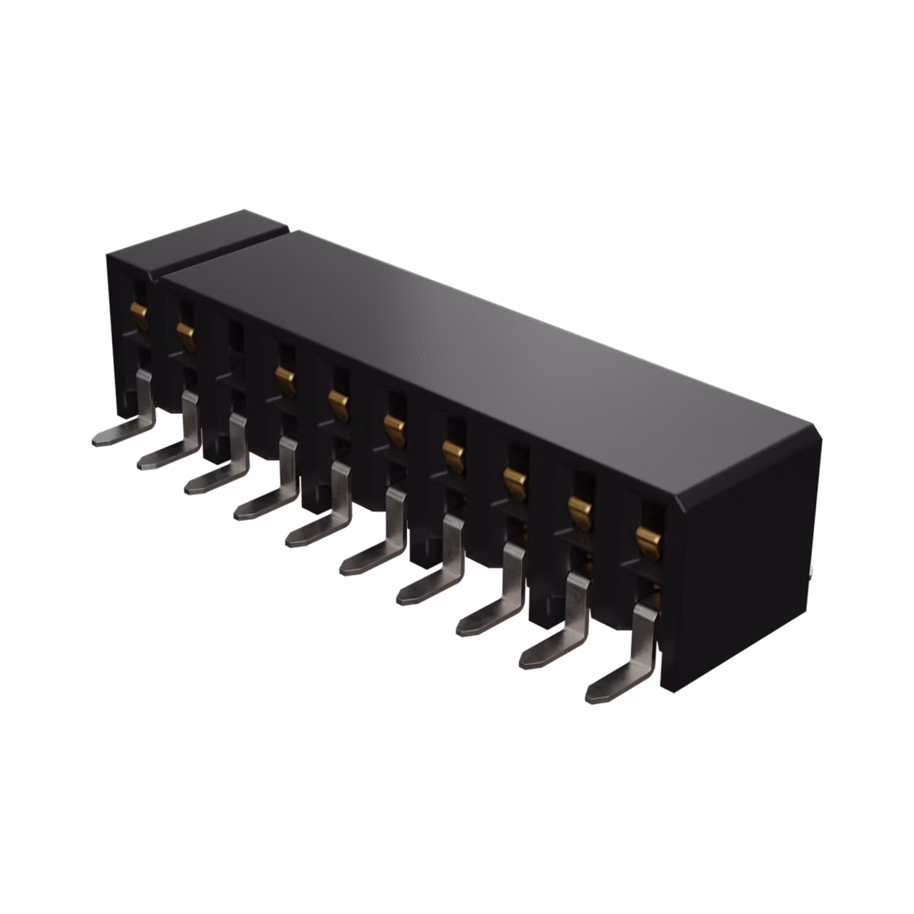 Milli-Grid Receptacle, Surface Mount, Side Entry, 0.76µm Gold (Au) Plating, 20 Circuits, Circuit 5 Voided, Lead-Free, Tube for sale
