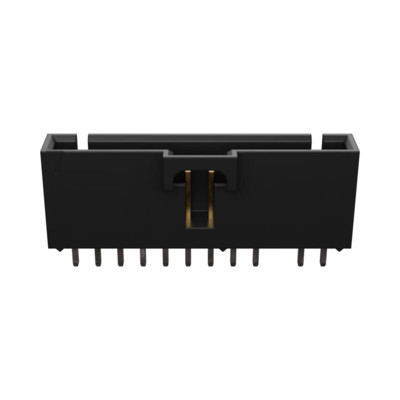 2.54mm Pitch SL Header, Single Row, Vertical, Shrouded, 3.30mm Tail Length, 12 Circuits, Circuit 10 Voided, Tin (Sn) Plating for sale