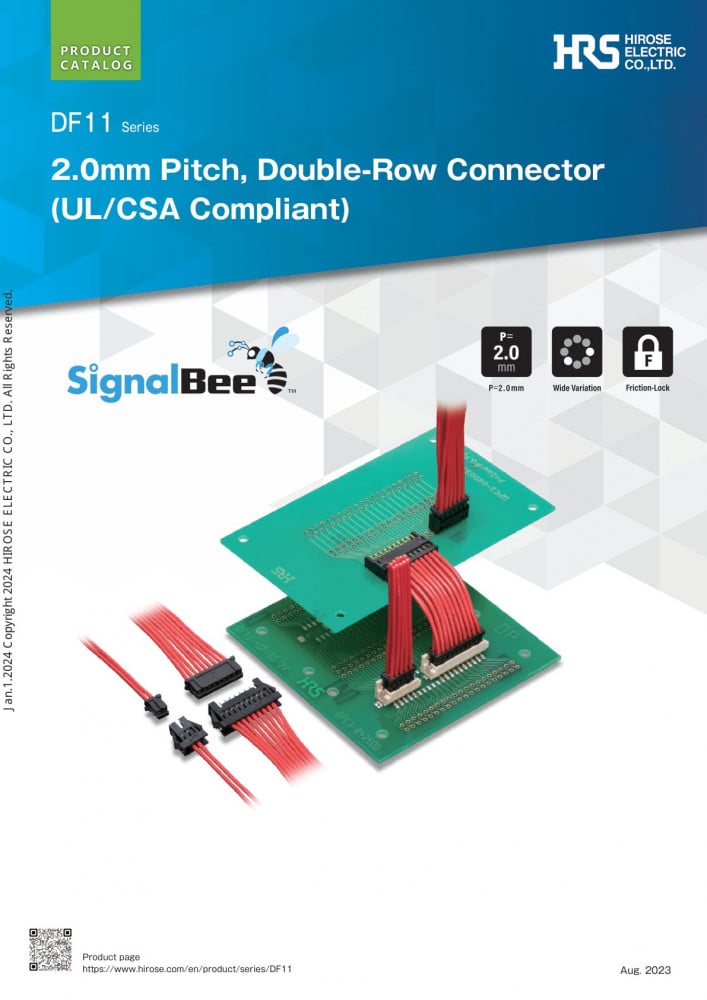 HRS DF11 datasheet page 1