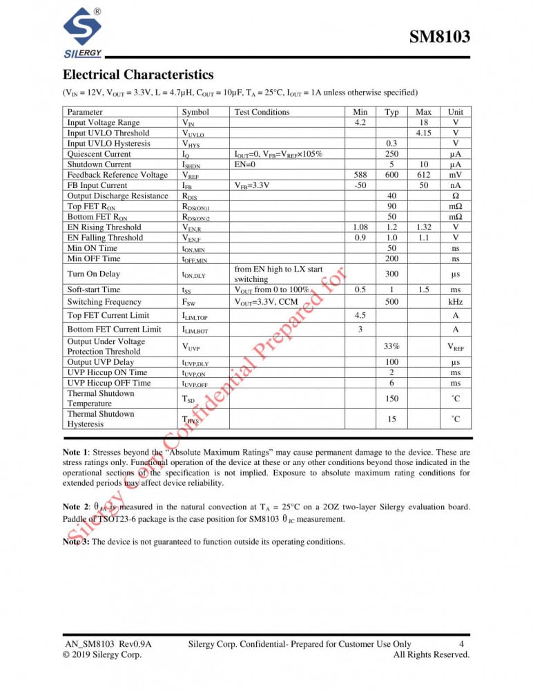 SM8103ADC datasheet page 4