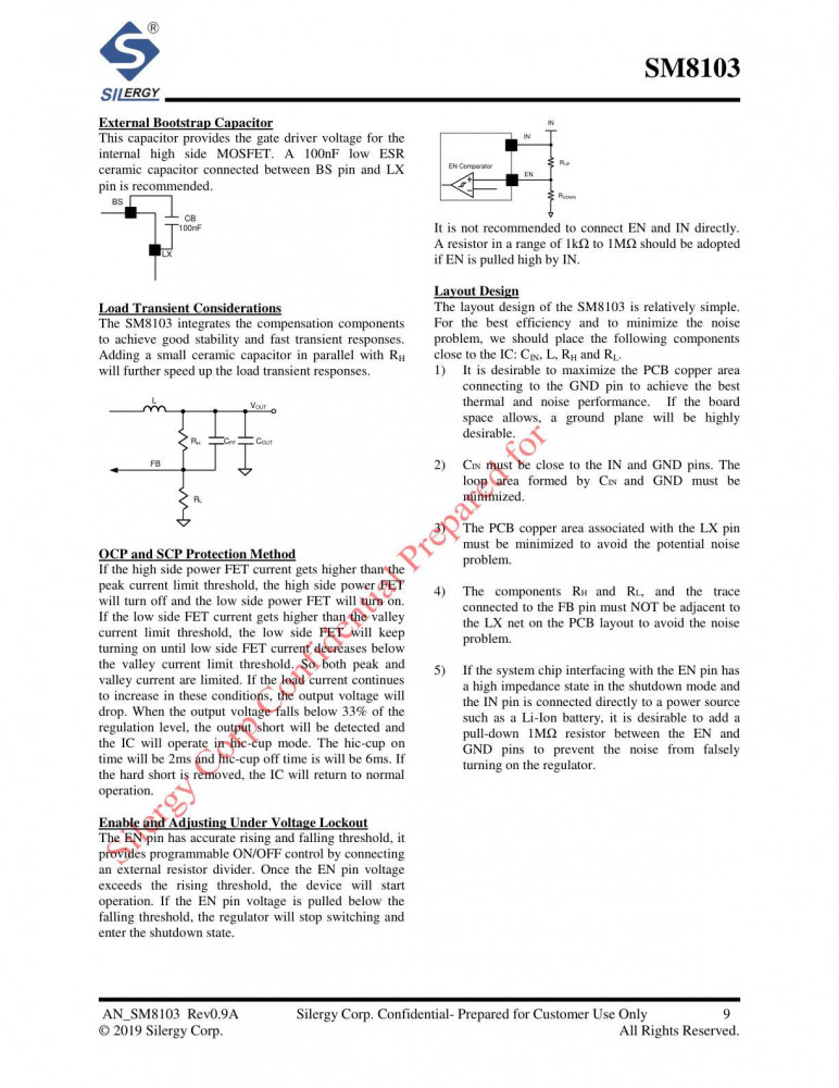 SM8103ADC datasheet page 9