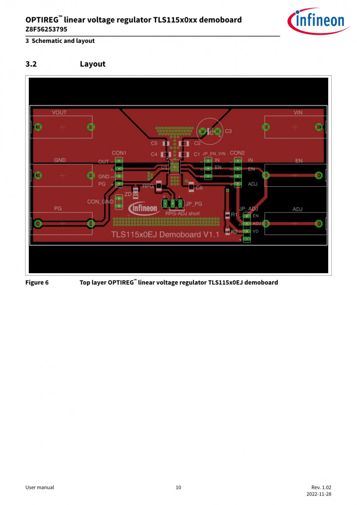 TLS115D0LD demoboard document page 10