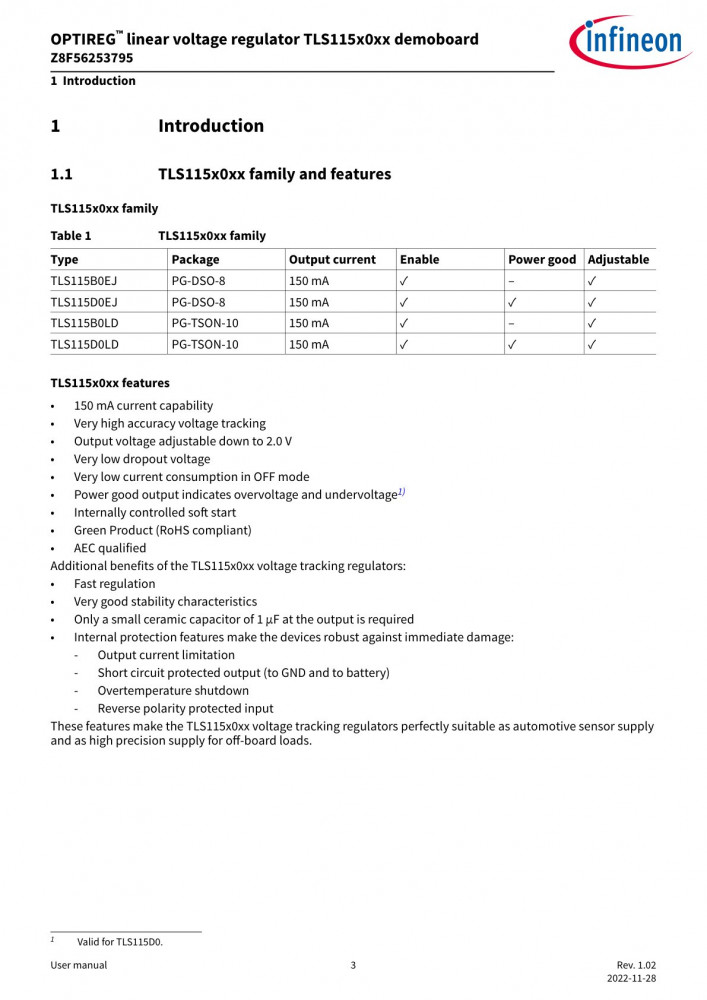 TLS115D0LD demoboard document page 3