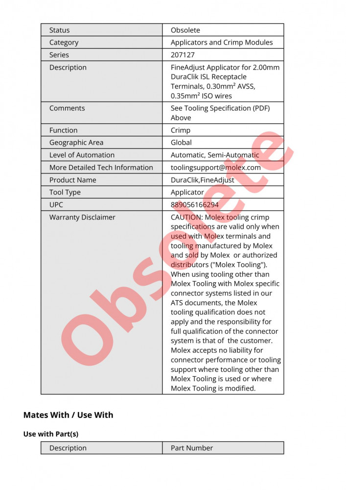 MOLEX 639037400 technical document image, page 2