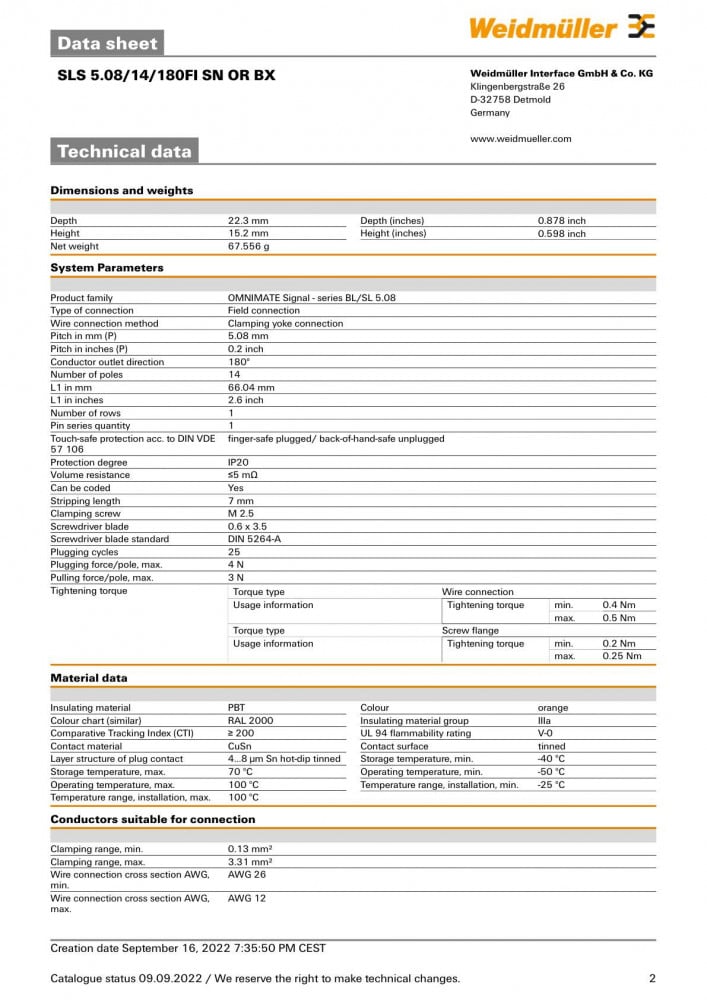 1846330000 datasheet page 2