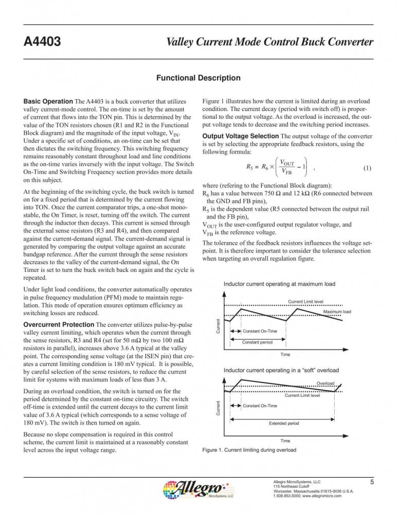 A4403 datasheet page 5