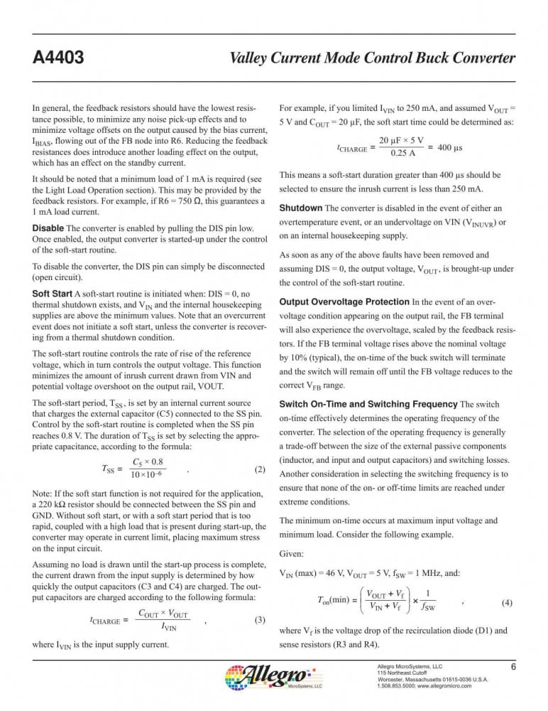 A4403 datasheet page 6