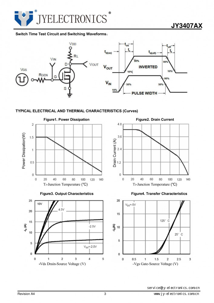 JY3407AX datasheet page 3