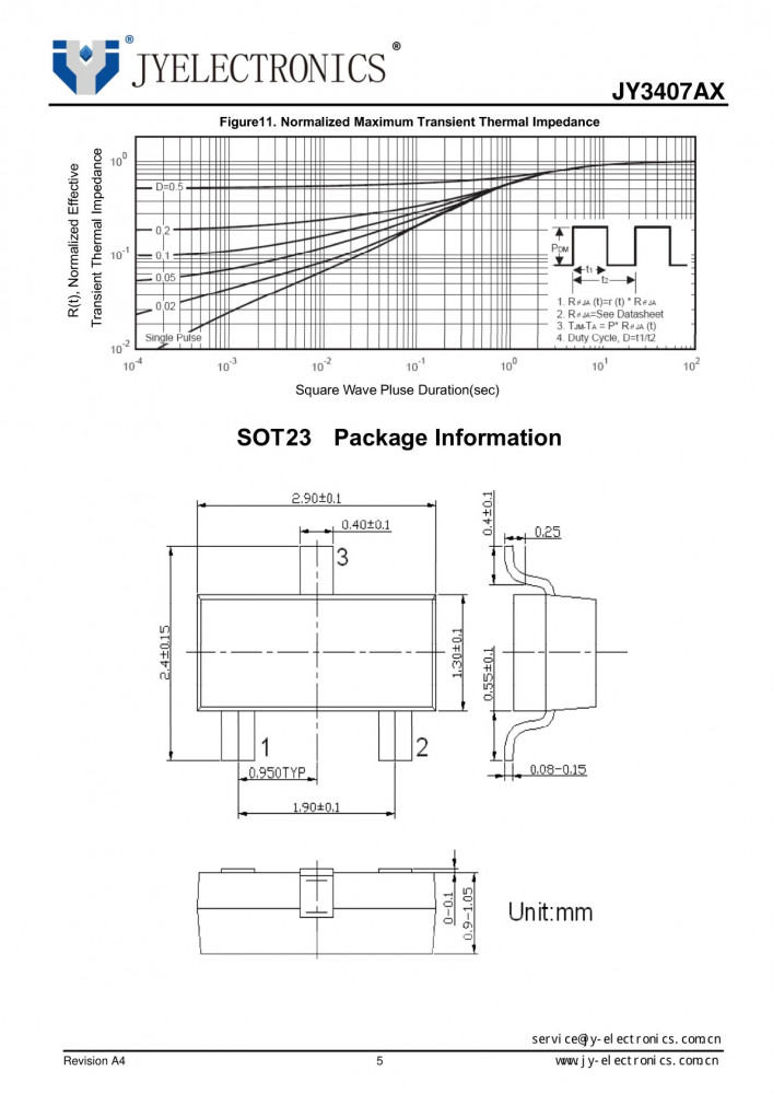JY3407AX datasheet page 5