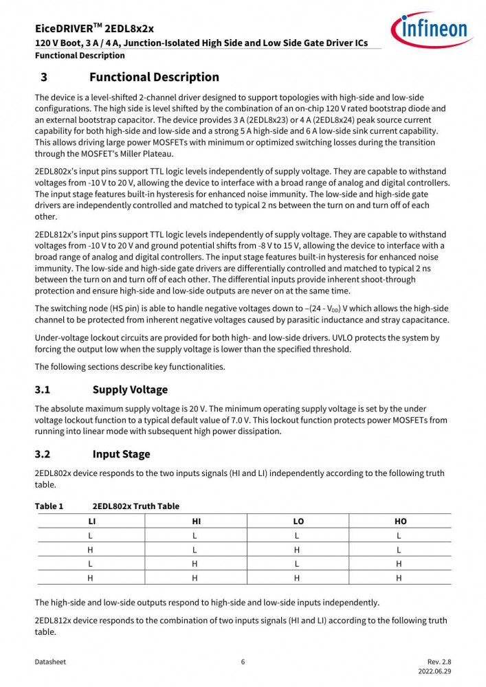 2EDL8024G datasheet page 6
