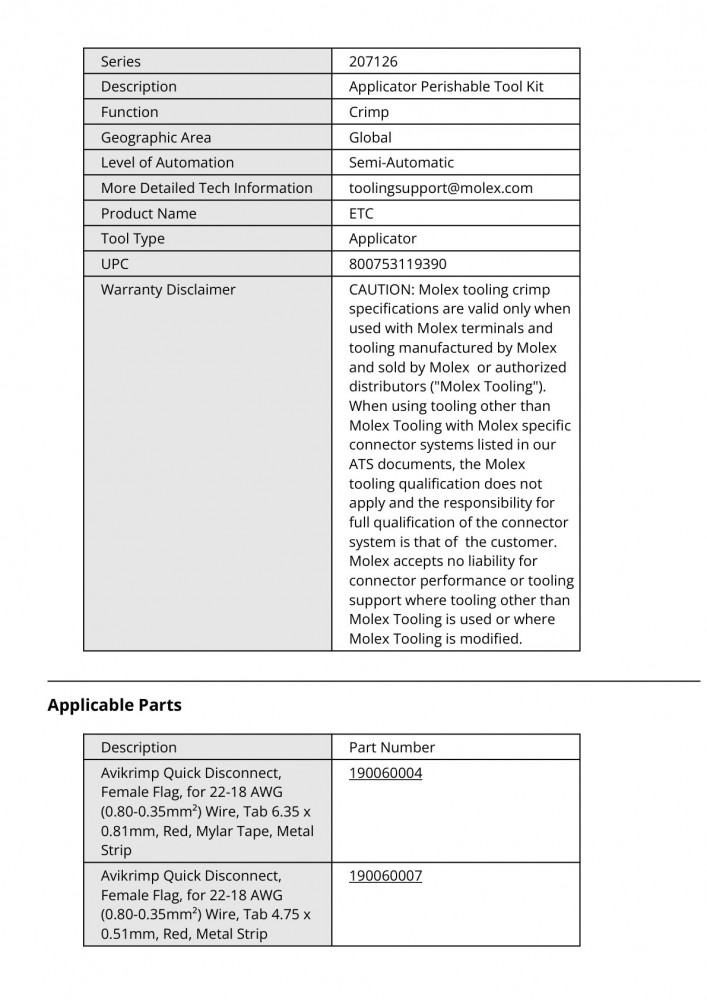 Product document page 2