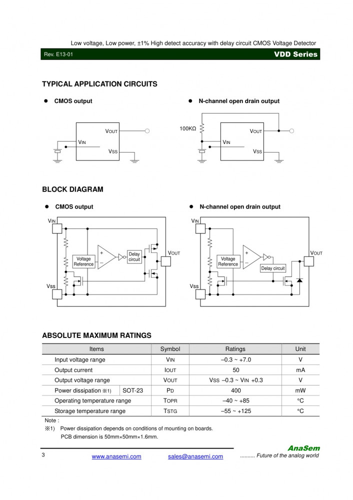AnaSem VDD331MCTA datasheet page 4