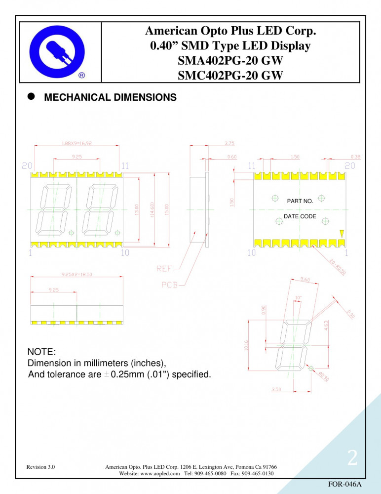 SMC402PG-20 datasheet page 2