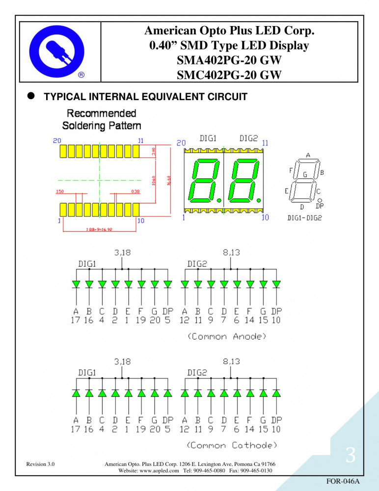 SMC402PG-20 datasheet page 3