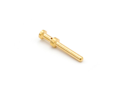 Heavy-Duty Turned Crimp Contact for 16A Inserts and Modules, Male, Gold (Au) Plated Copper Alloy, 0.75mm² (18 AWG), 100 per Bag for sale