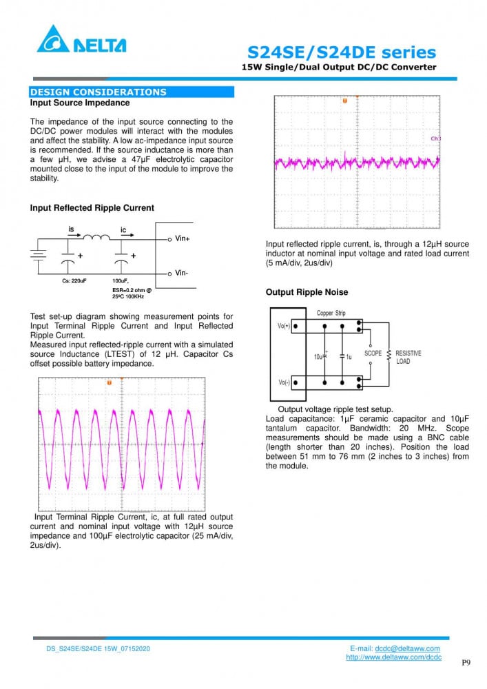 DELTA S24SE150R9NDFA datasheet page 9