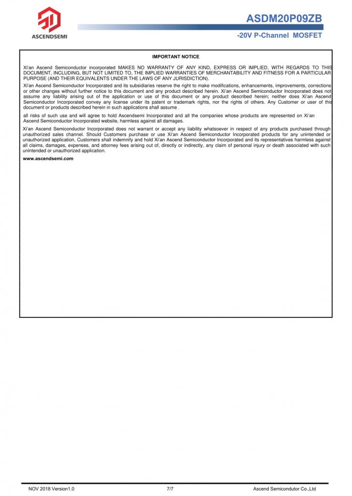 ASDM20P09ZB-R datasheet page 7