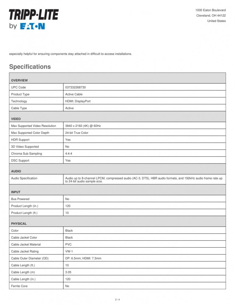 P582-010-HD-V4A document page 2
