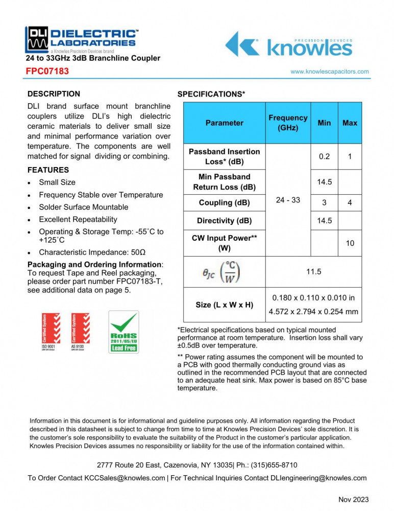 FPC07183-T technical document page 1