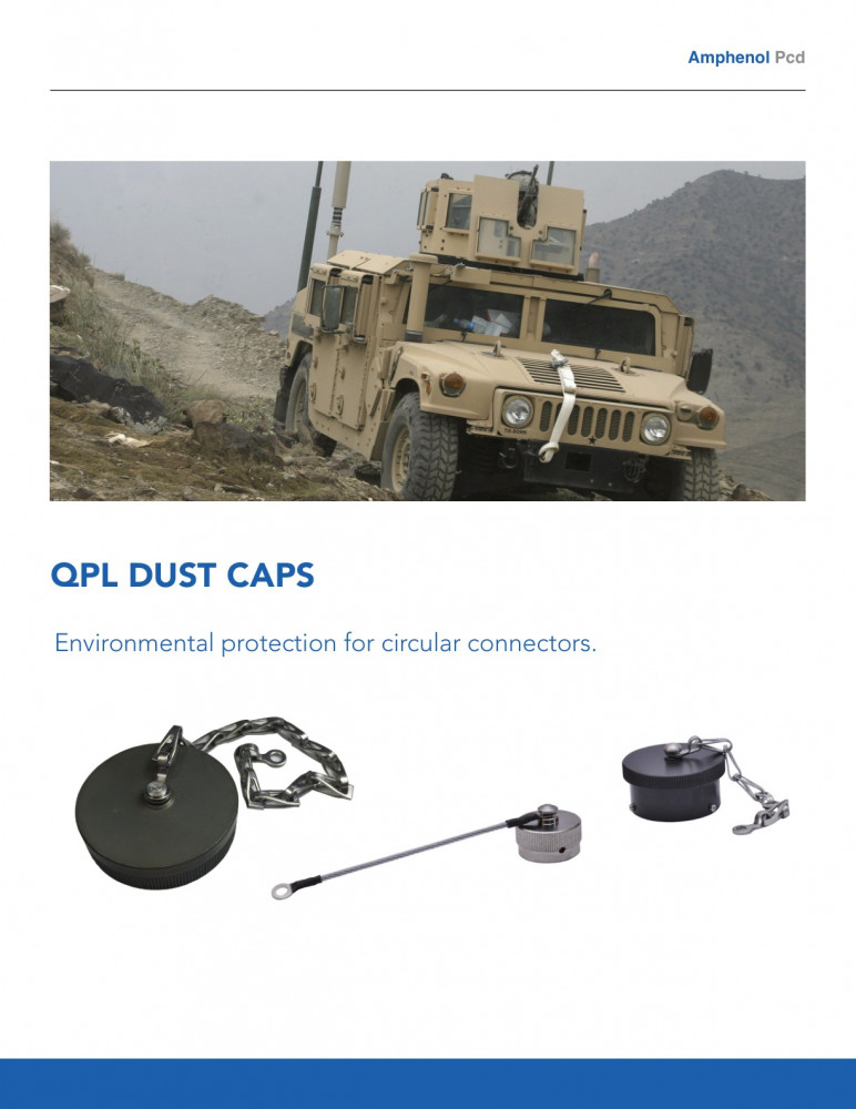 Amphenol dust cap document page 1