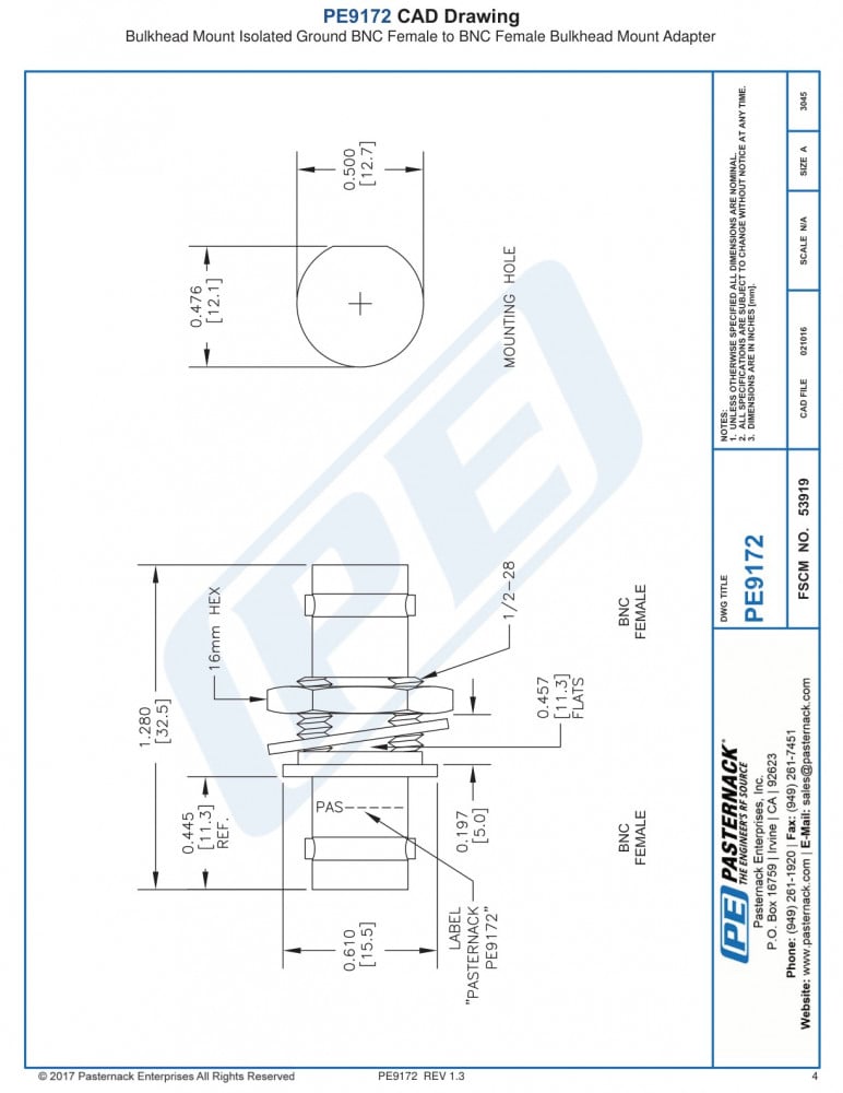 PE9172 technical document page 4