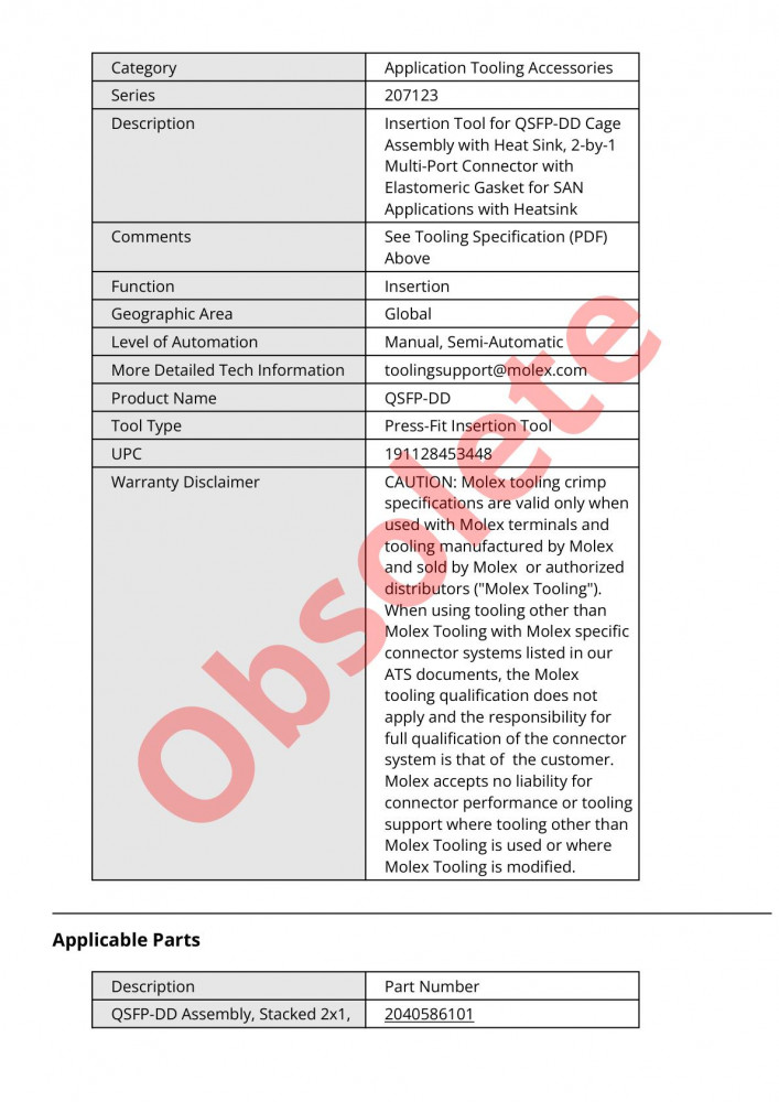 Molex 2002141230 tooling document image, page 2