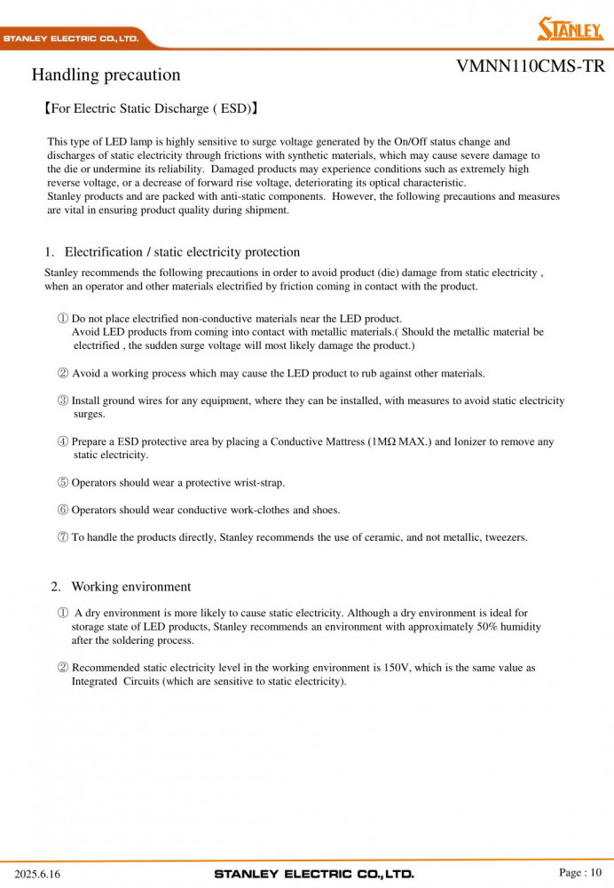 VMNN110CMS-TR datasheet page 10