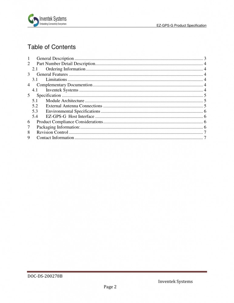 EZ-GPS-G technical document page 2