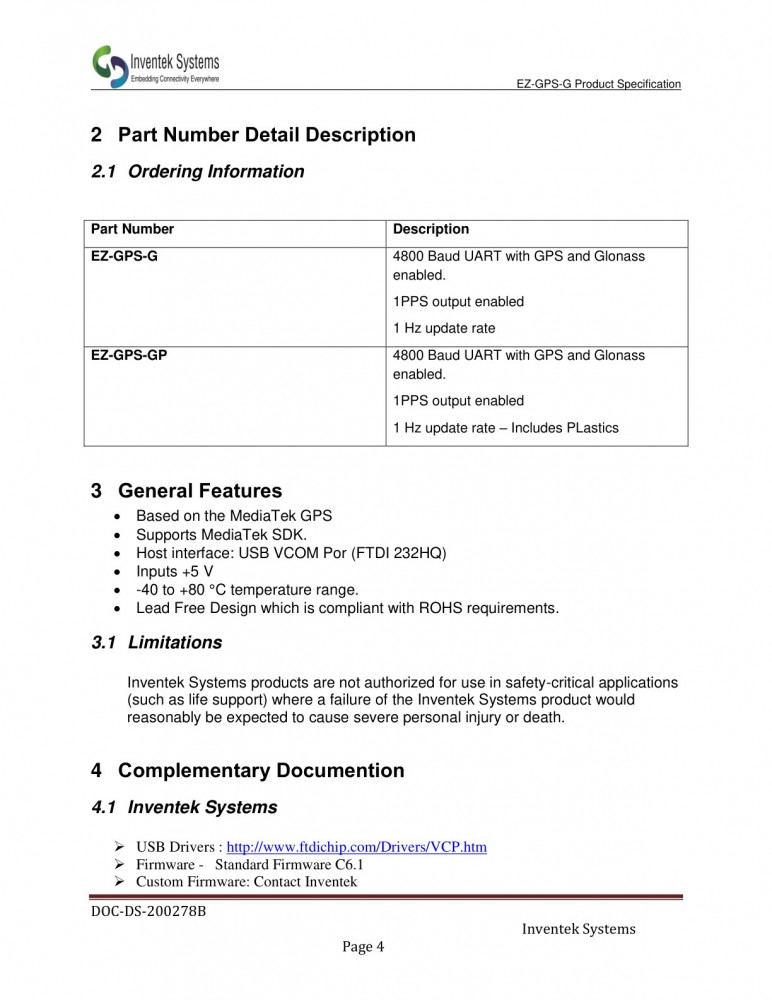 EZ-GPS-G technical document page 4