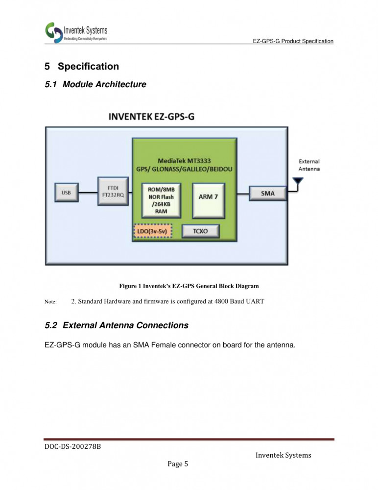 EZ-GPS-G technical document page 5