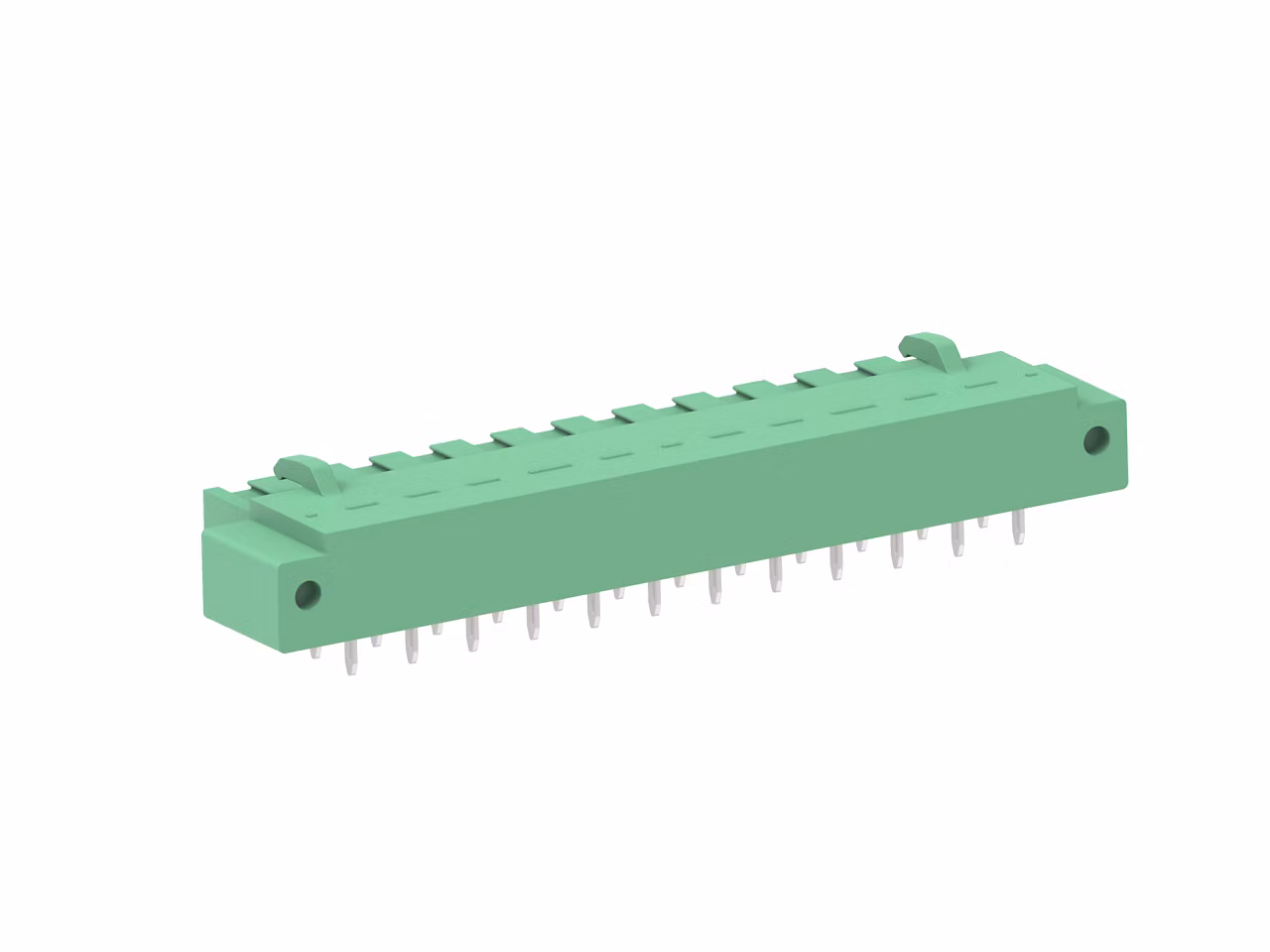 5.08mm Pitch Eurostyle Horizontal PC Board Plug, with Retention Ends, 3 Circuits