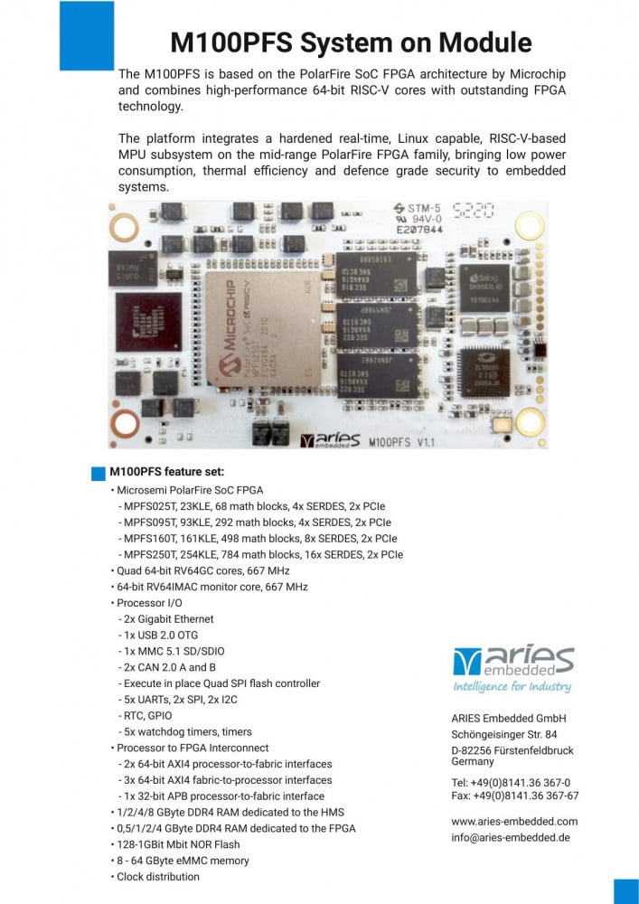 M100PFS technical document page 1