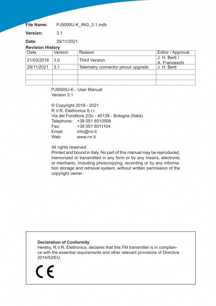 PJ5000U-K document page 2