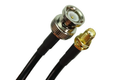 CABLE ASSEMBLY, SMA MALE RG58 TO SMA FEMALE, IP67, 1000MM