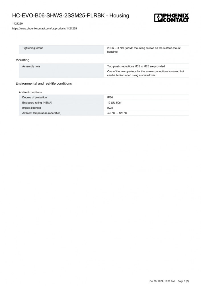 Phoenix Contact 1421229 product document page 3
