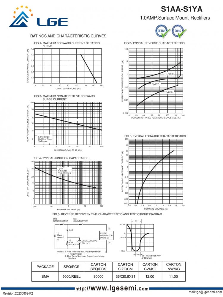 LGE S1Y datasheet page 2